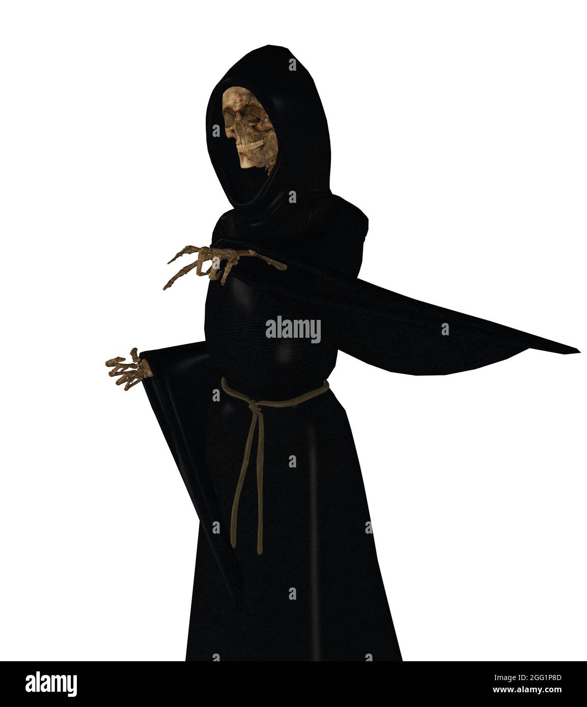 Dark hooded robe hi-res stock photography and images - Alamy