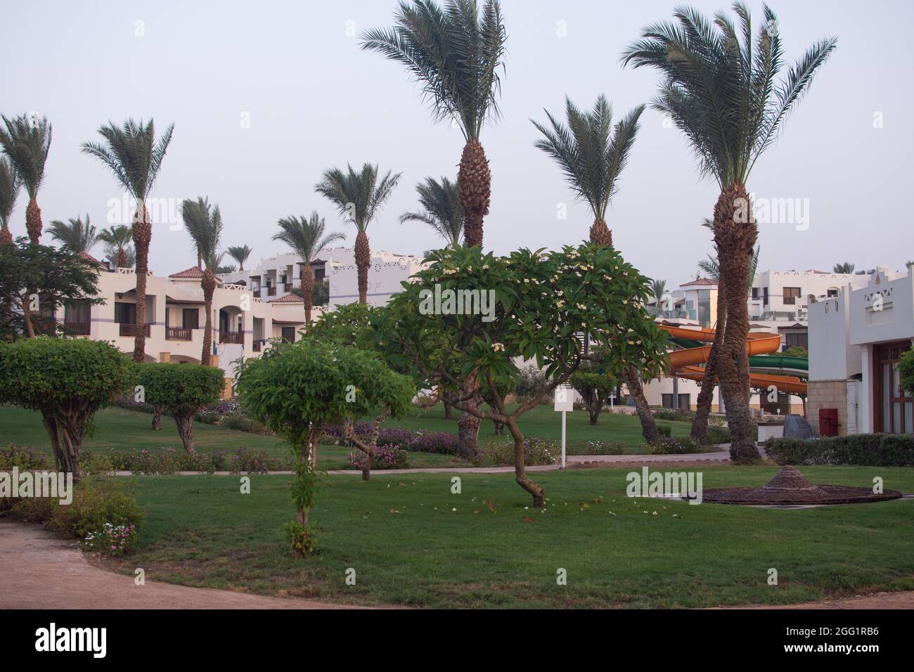 dawn at a hotel in Egypt. sharm el sheikh Stock Photo - Alamy