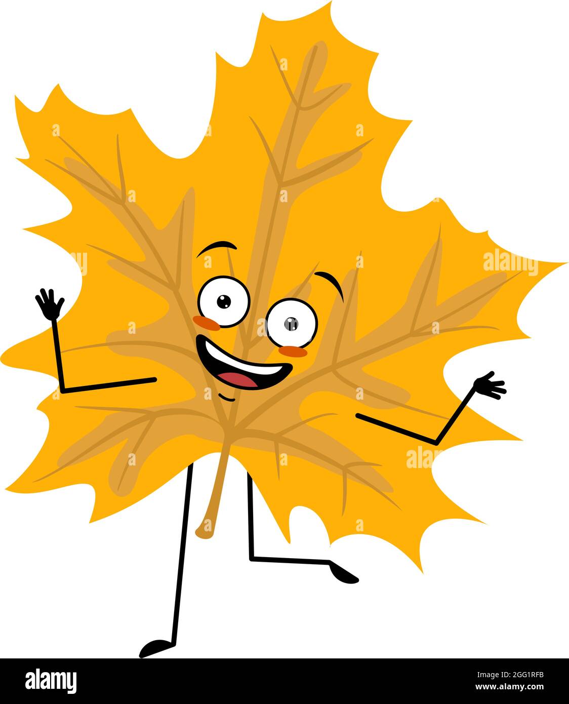 Dancing leaf Stock Vector Images - Alamy