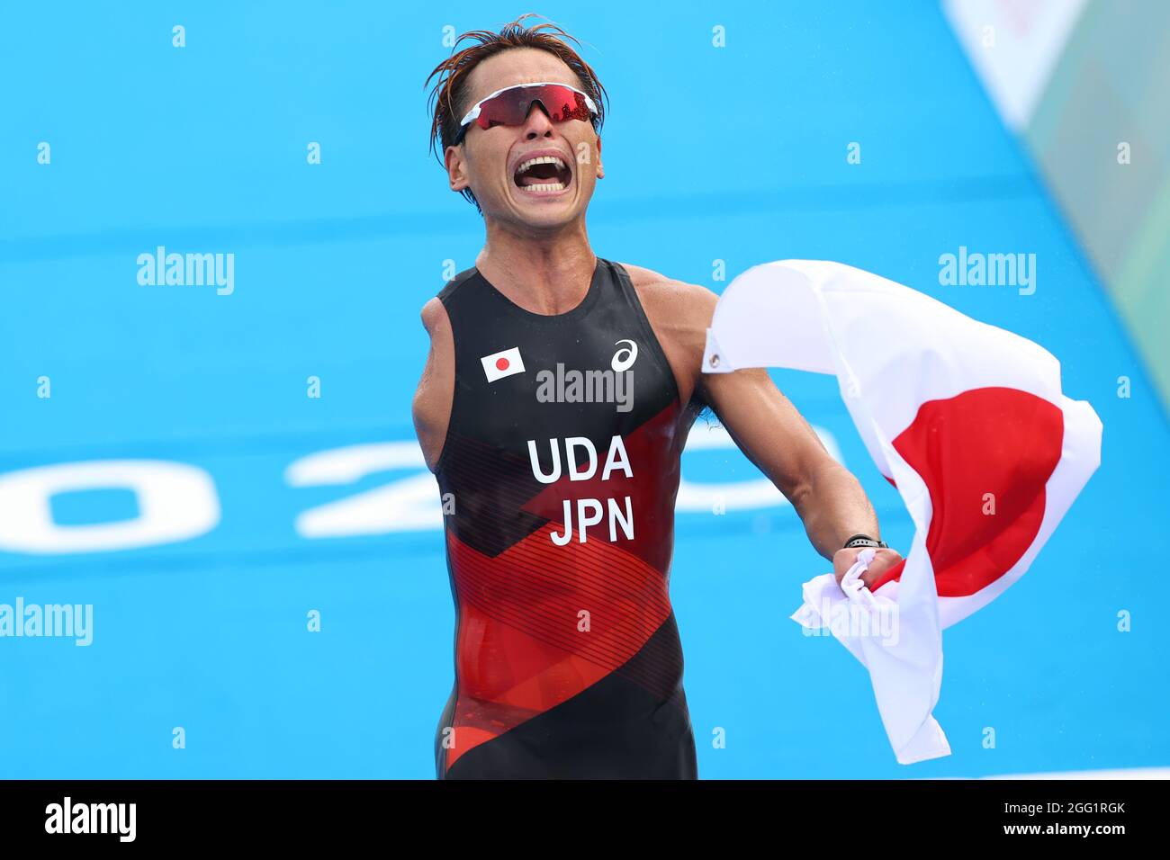 Tokyo, Japan. 28th Aug, 2021. Hideki Uda (JPN) Triathlon : Men's PTS4 ...