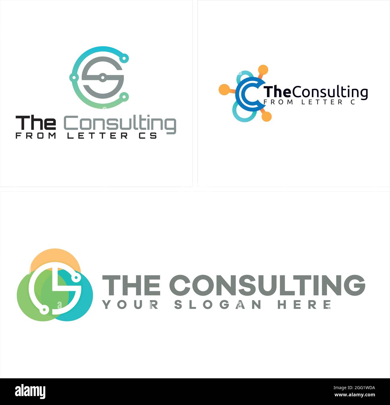 Consulting icons line symbols Stock Vector Images - Alamy
