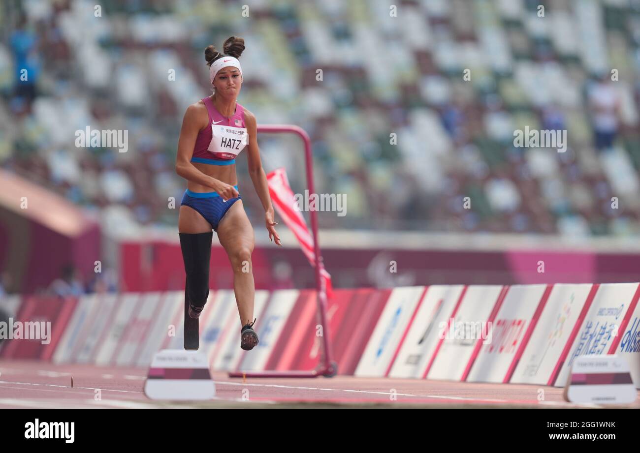 August 28, 2021: Beatriz Hatz from USA at long jump during athletics at ...