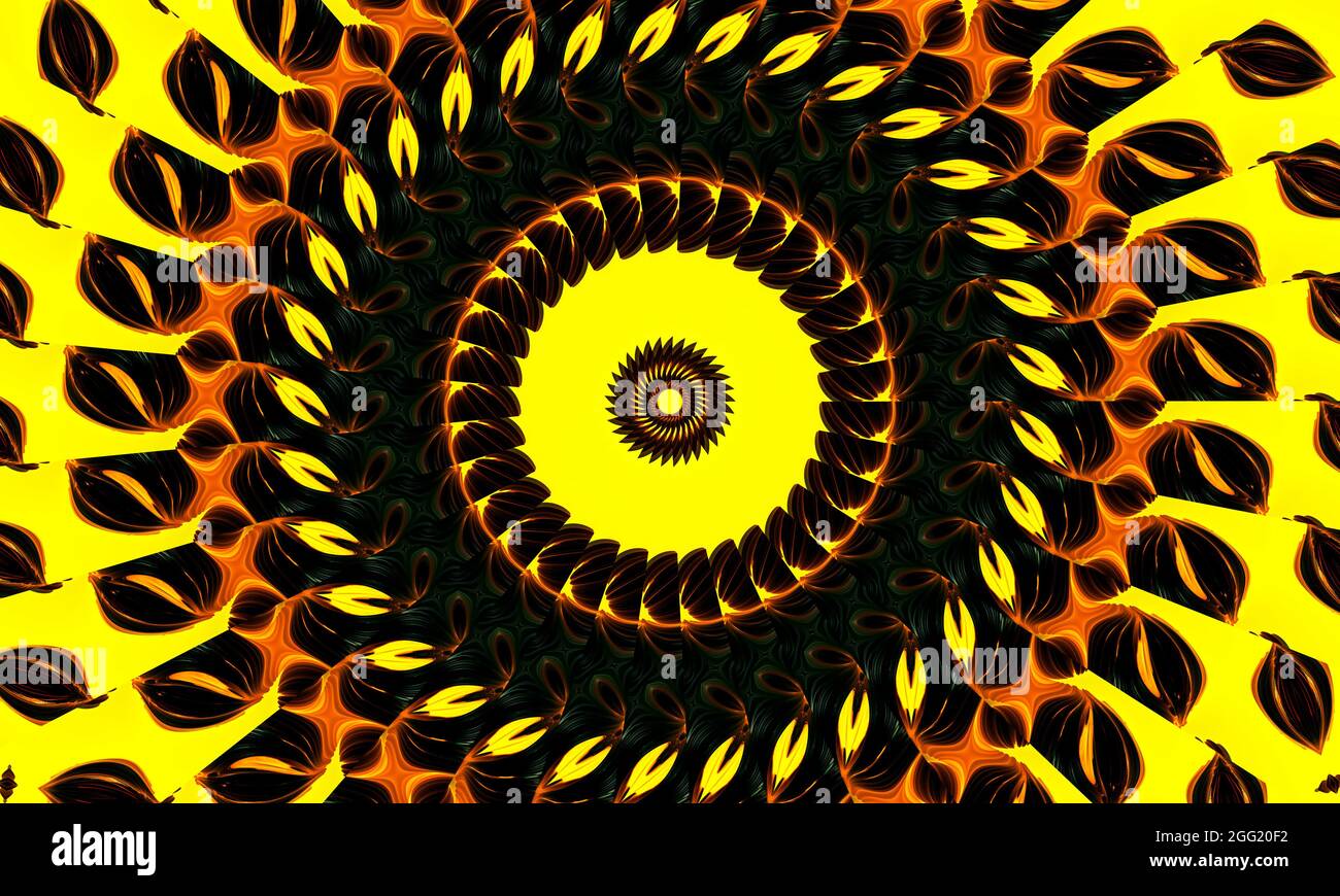 Sulphur kaleidoscope. Seamless background from natural sulphur mineral ...