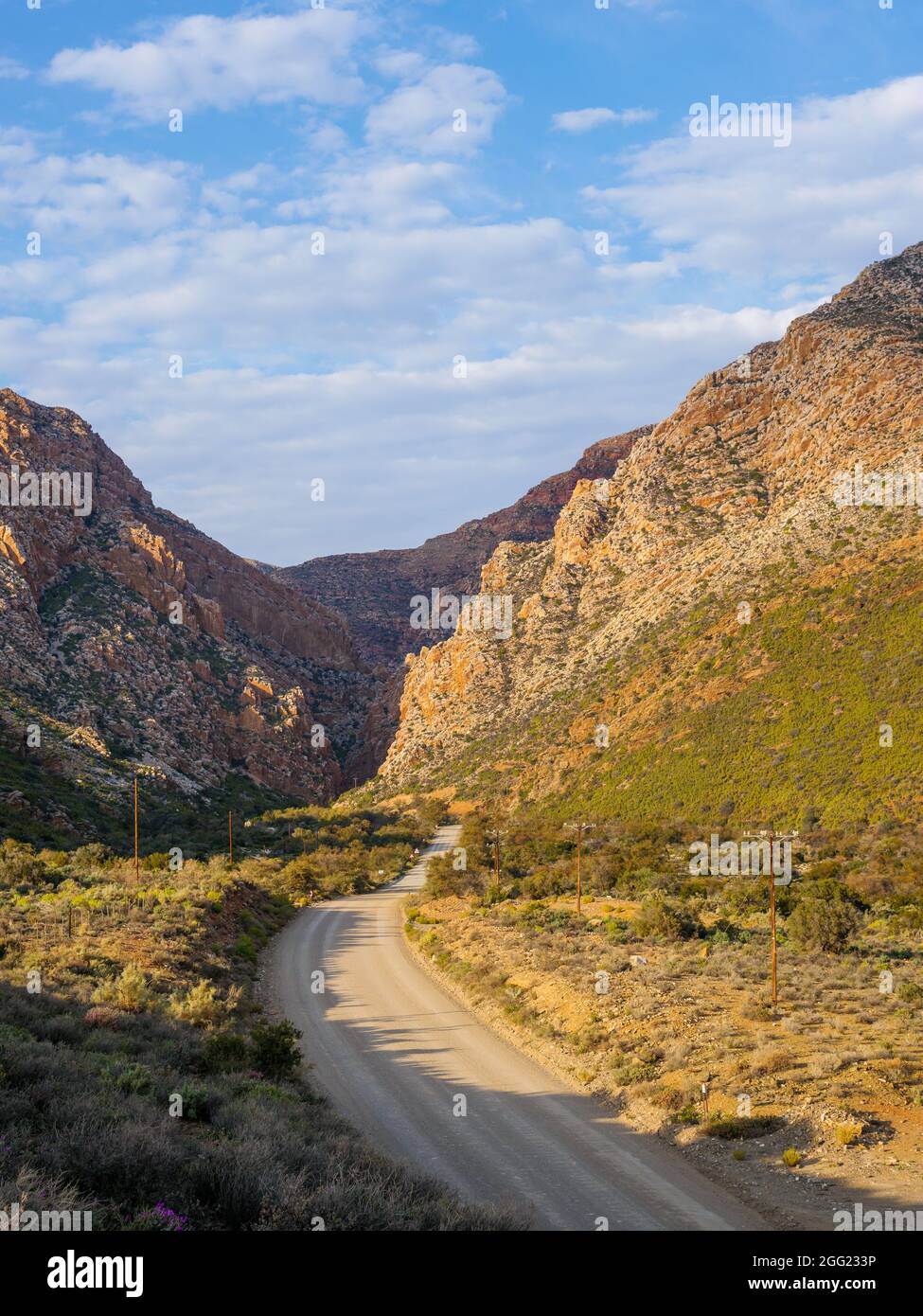 Swartberg Pass through the Swartberg Mountains. Great Karoo. Prince ...