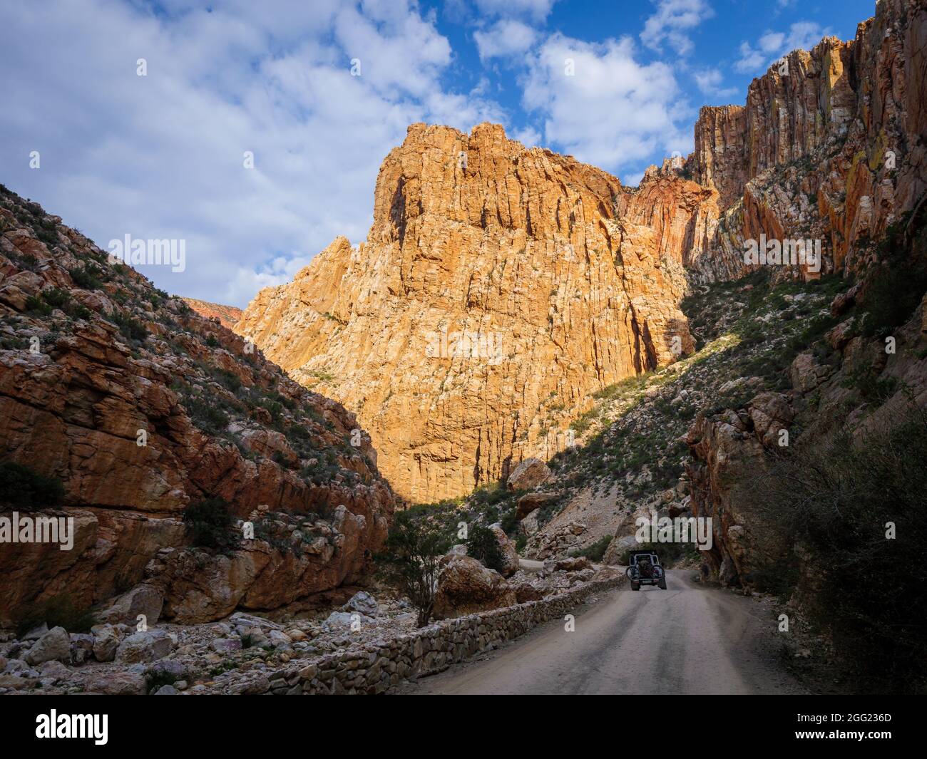 Swartberg Pass through the Swartberg Mountains. Great Karoo. Prince ...