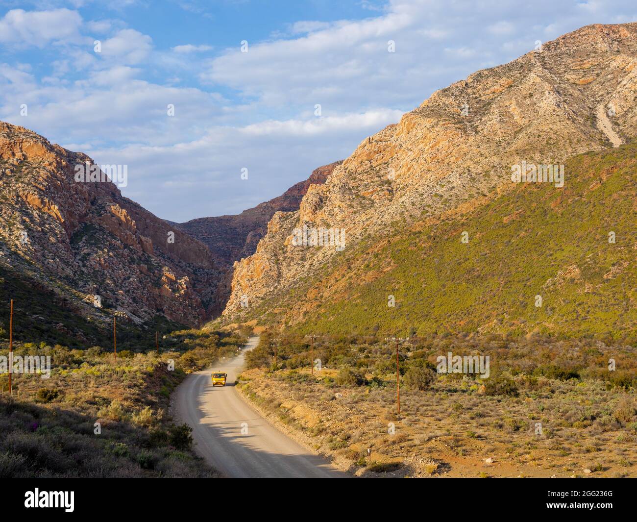 Swartberg Pass through the Swartberg Mountains. Great Karoo. Prince ...