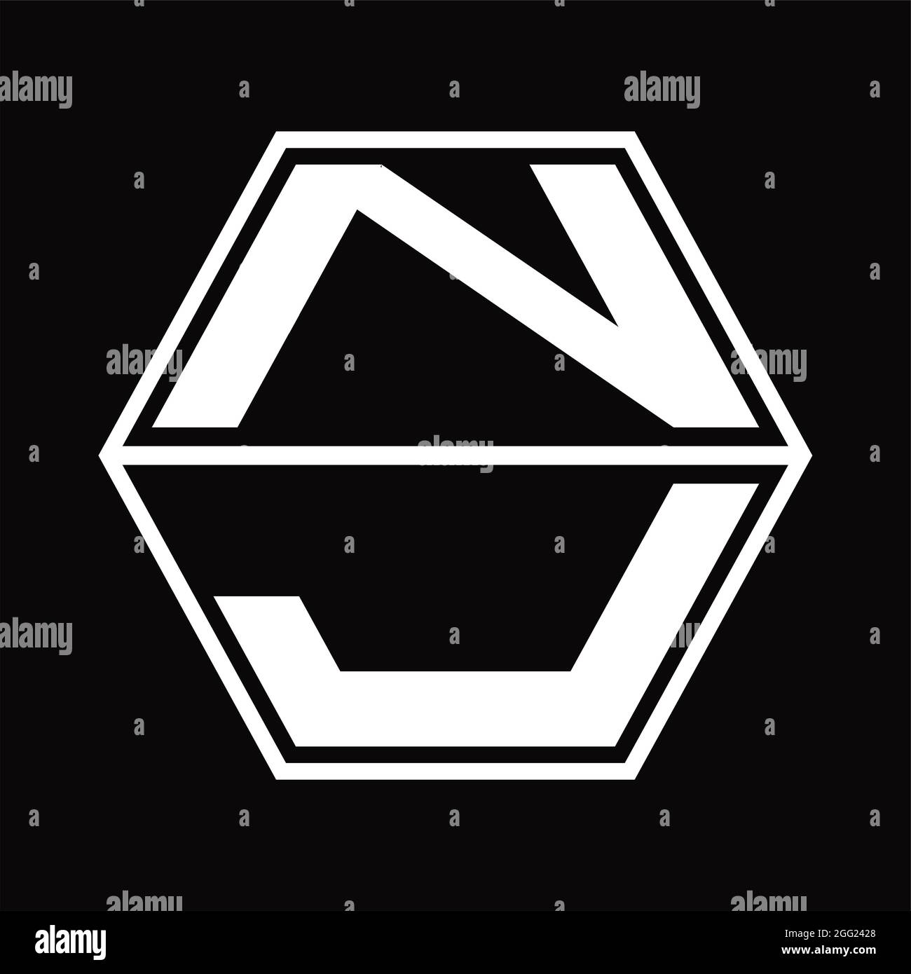 Nj shape Stock Vector Images - Alamy