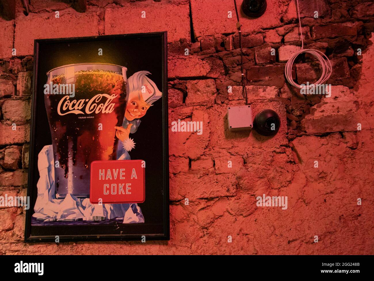 Coca cola poster hi-res stock photography and images - Alamy