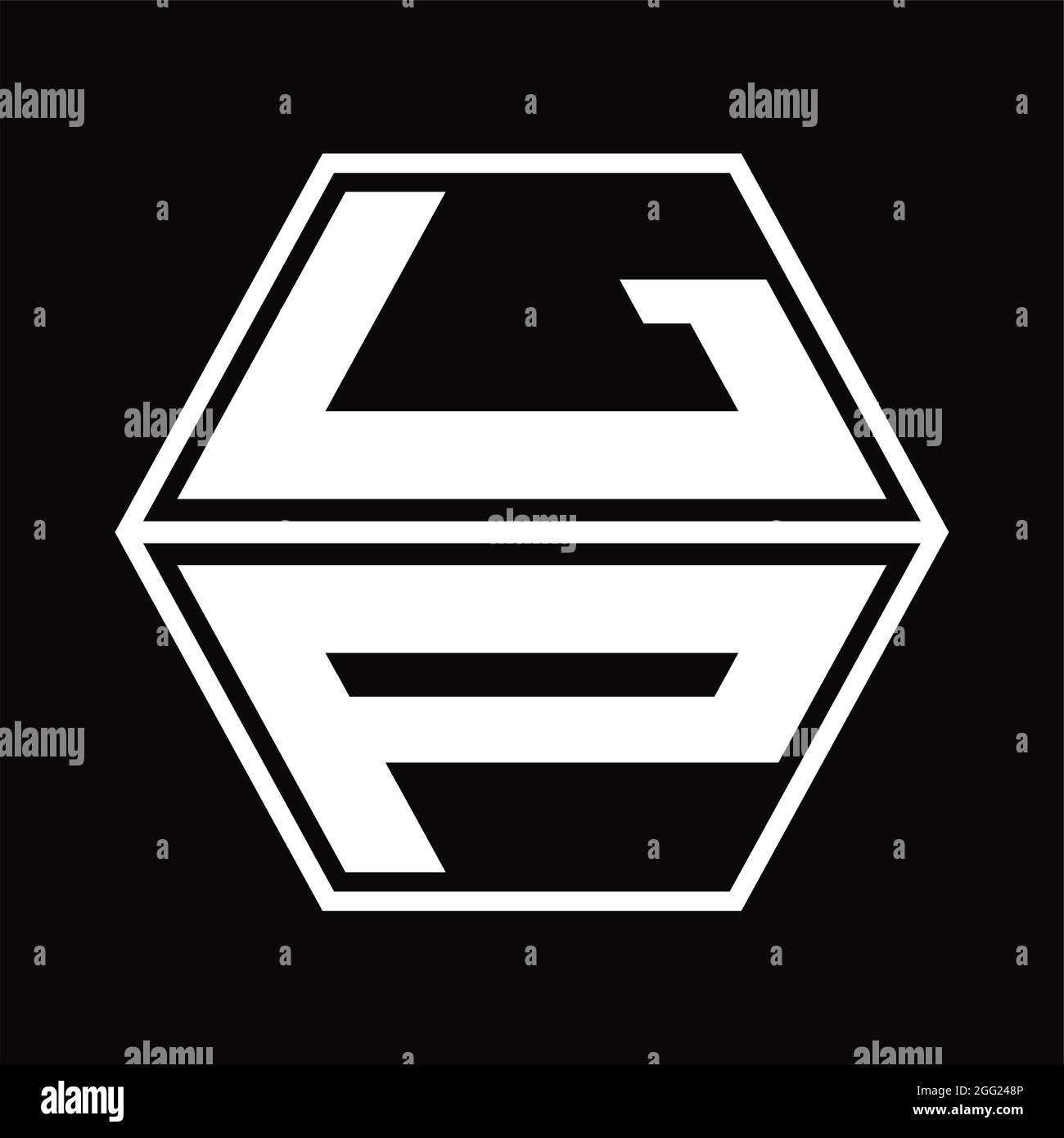 Lp minimal logo hi-res stock photography and images - Alamy