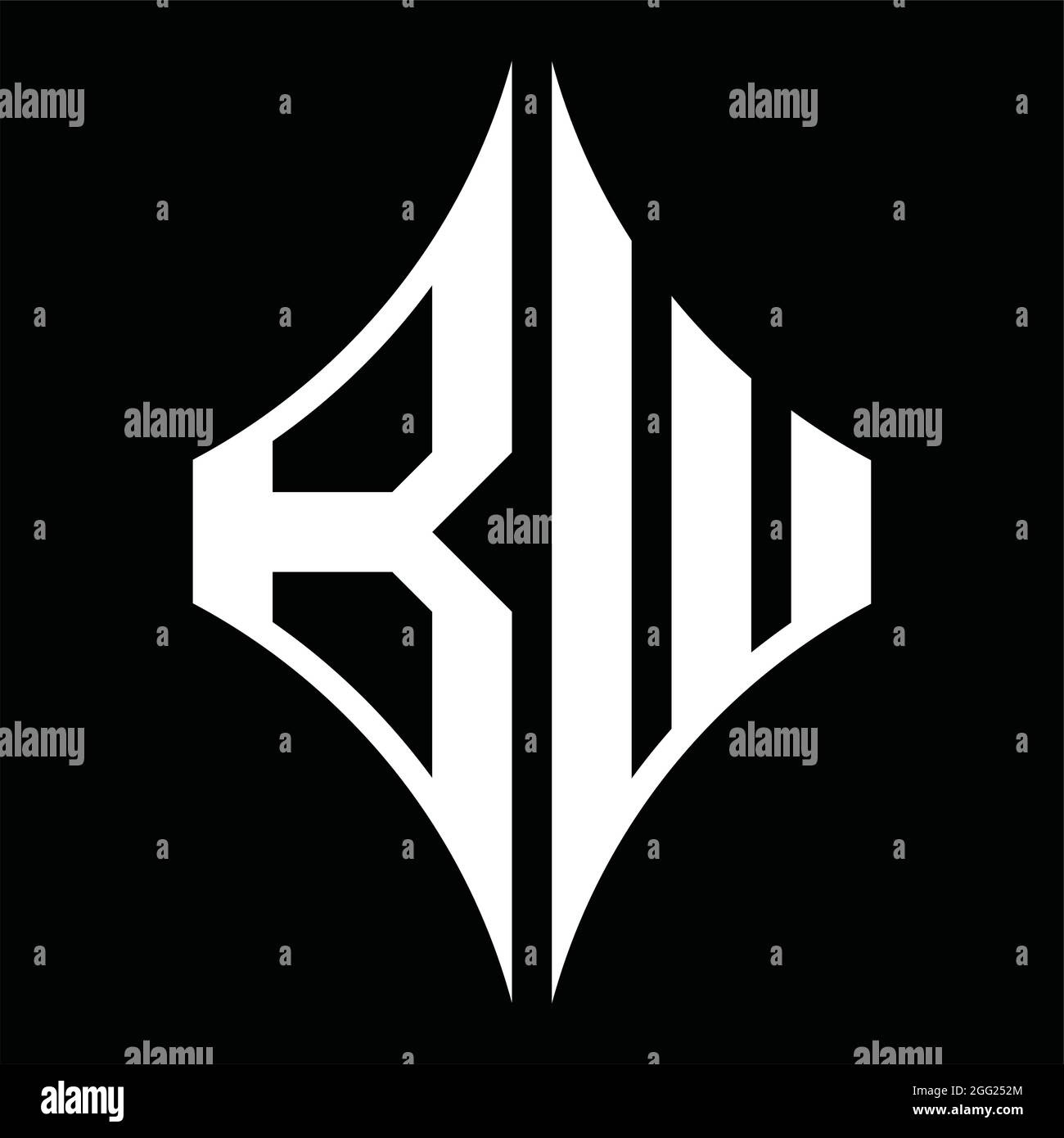 Bw template Stock Vector Images - Alamy