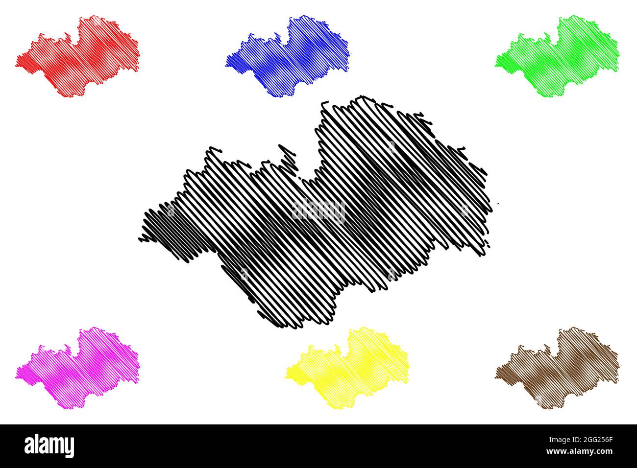 Ludwigslust-Parchim district (Federal Republic of Germany, rural ...