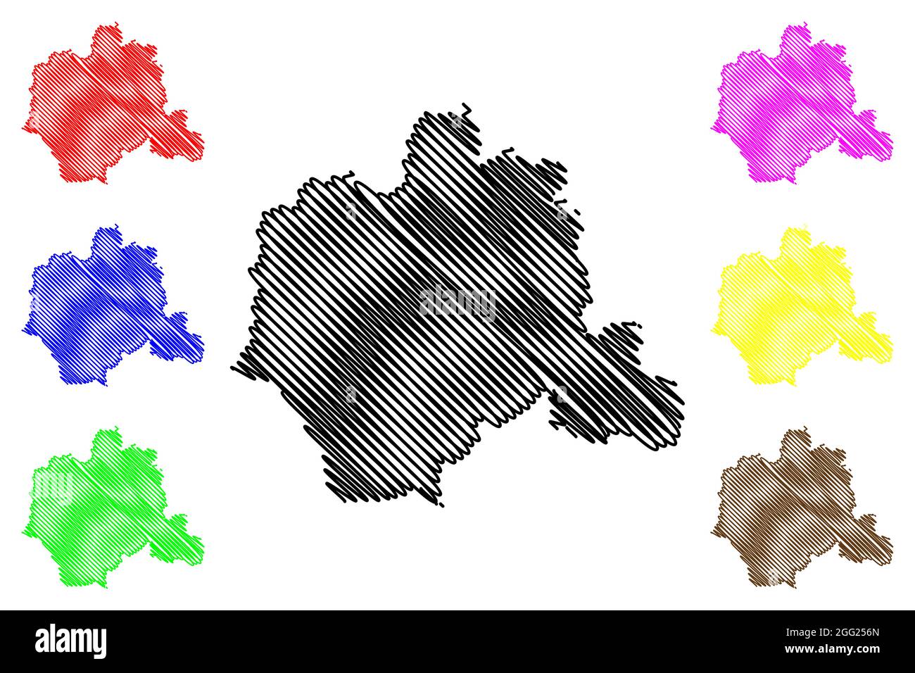 Lippe district (Federal Republic of Germany, State of North Rhine ...