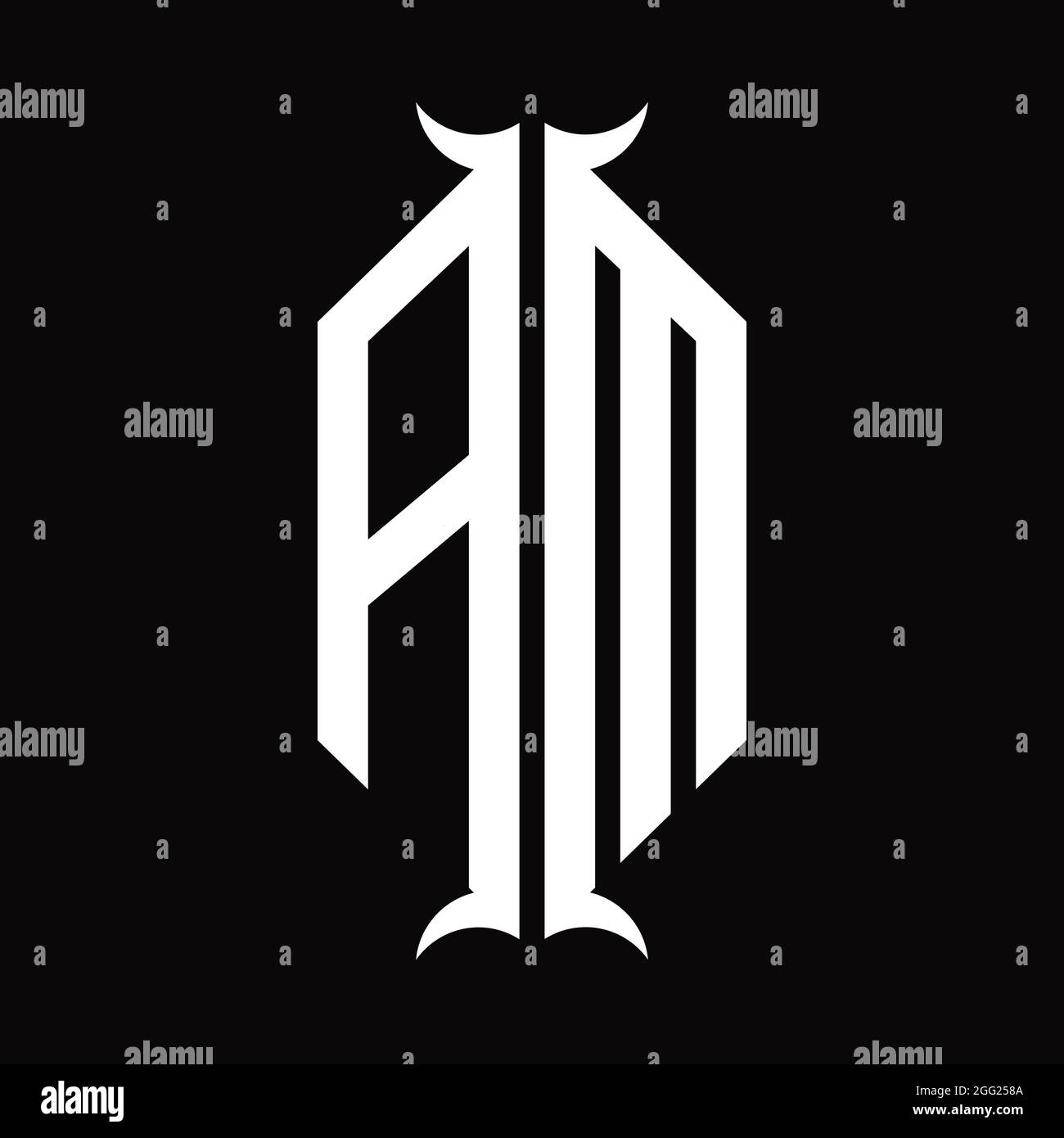 Am horn Stock Vector Images - Alamy