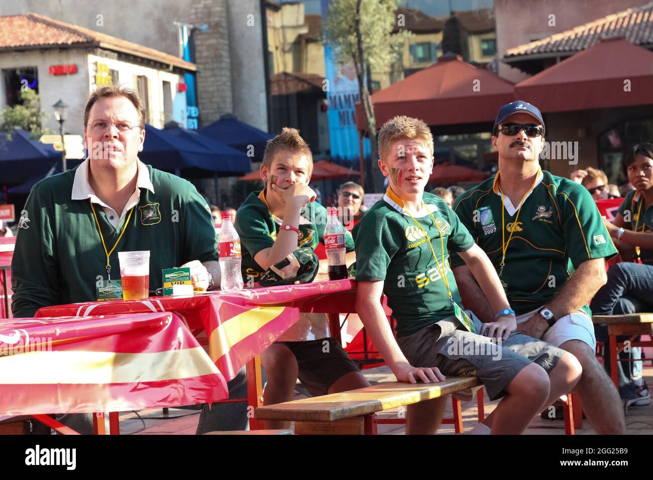 JOHANNESBURG, SOUTH AFRICA - Aug 10, 2021: A group of enthusiastic ...