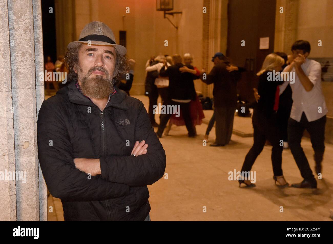 Munich, Germany. 27th Aug, 2021. Tango dancer Pablo Verón performs at ...