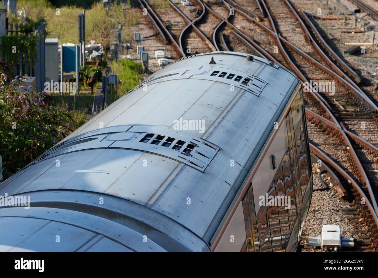 Rail tracks uk close up hi-res stock photography and images - Alamy