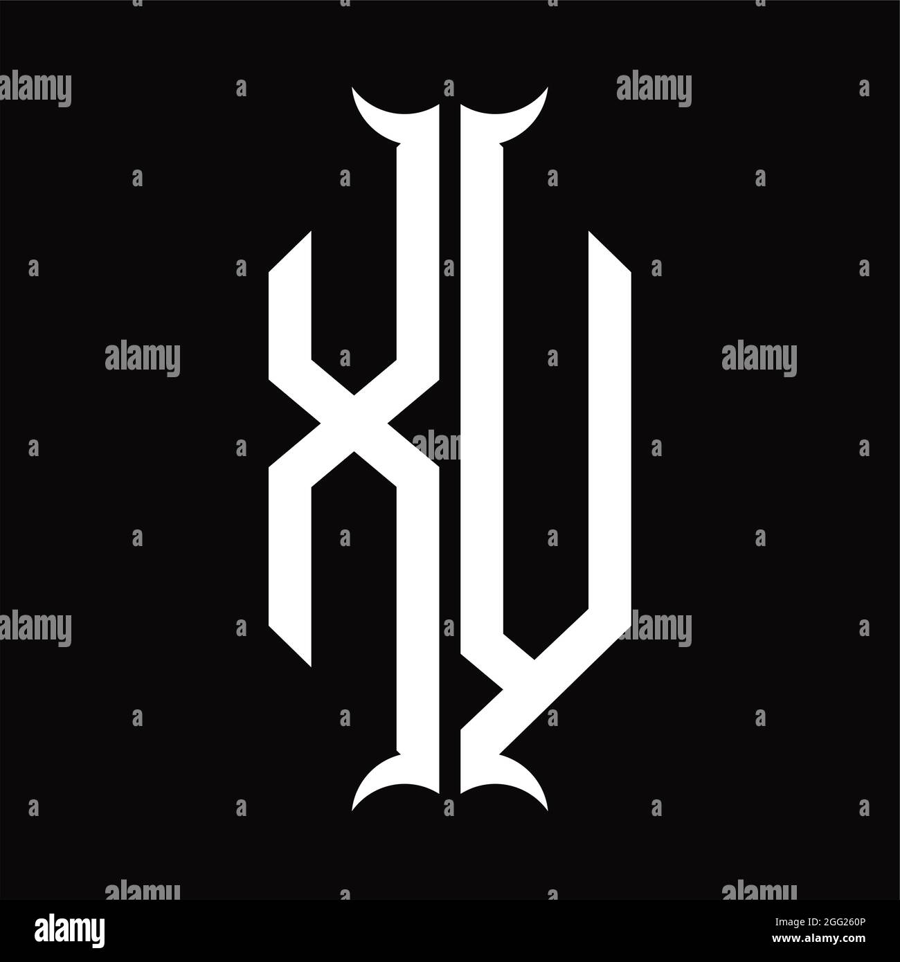 Xv template Stock Vector Images - Alamy