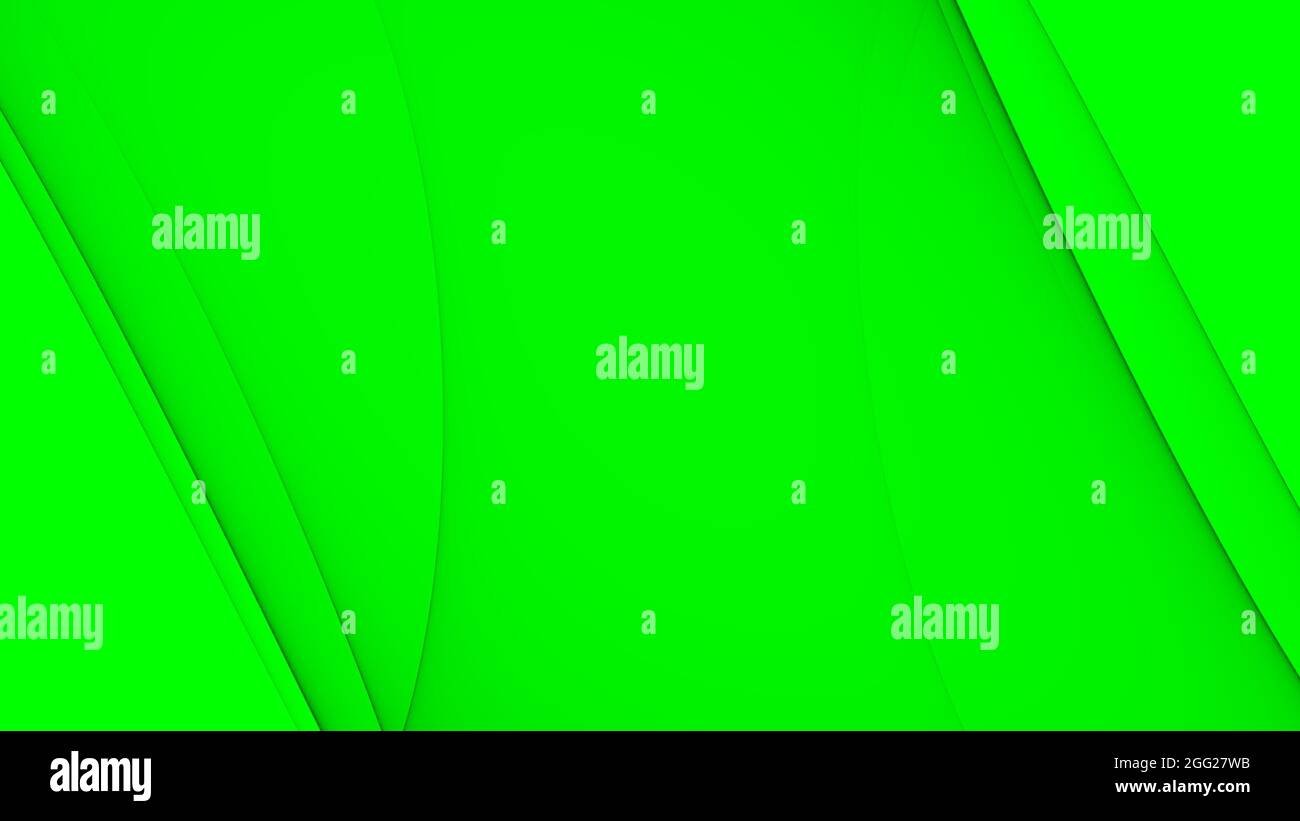 Abstract background 4k green light dark black waves and lines Stock ...