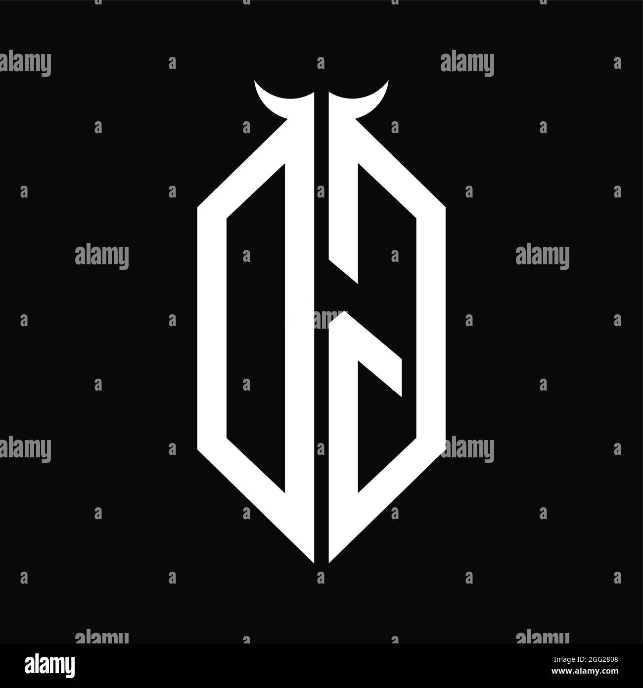 Dg shape Stock Vector Images - Alamy