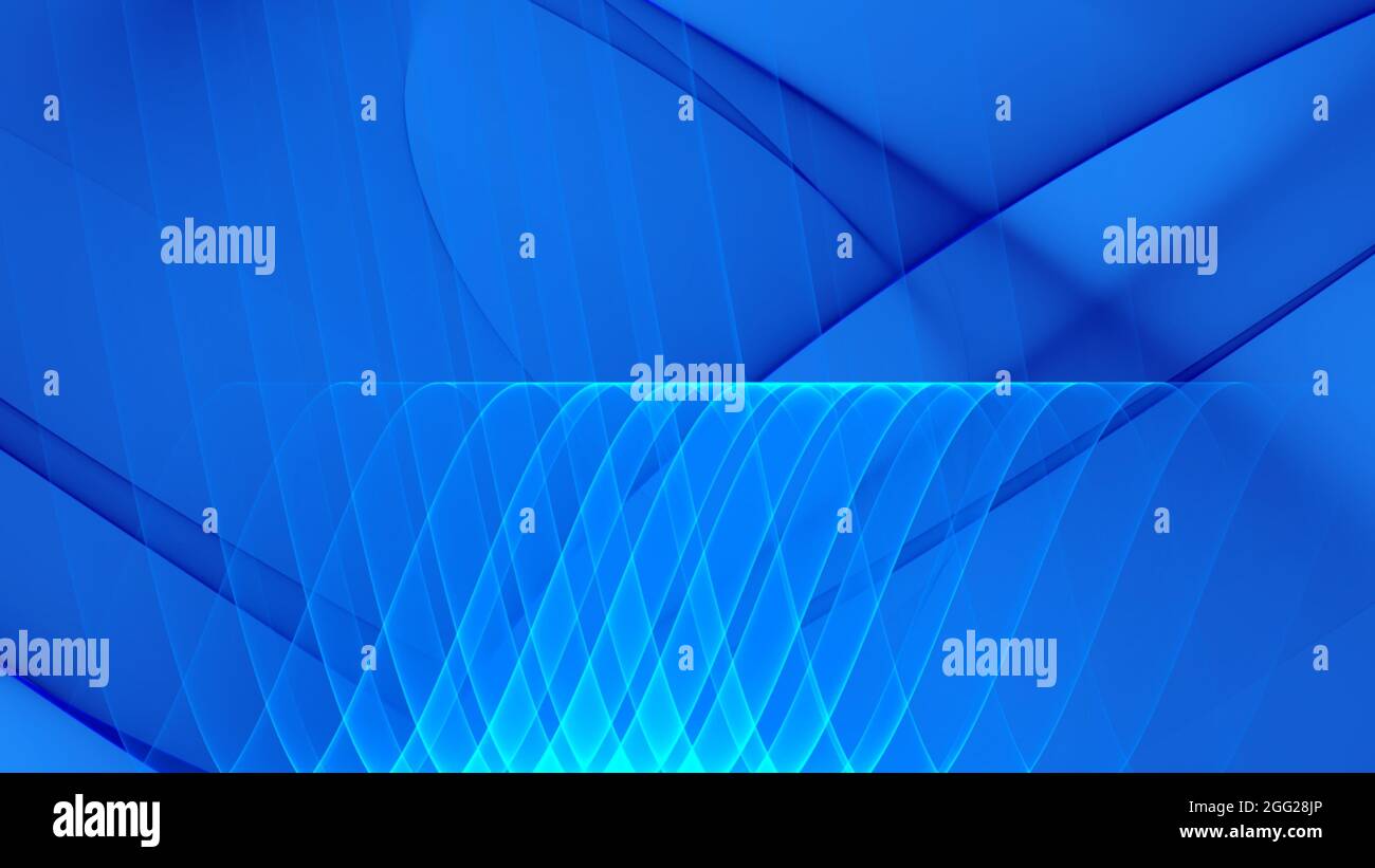 Abstract background 4k blue light dark neon waves and lines Stock Photo ...