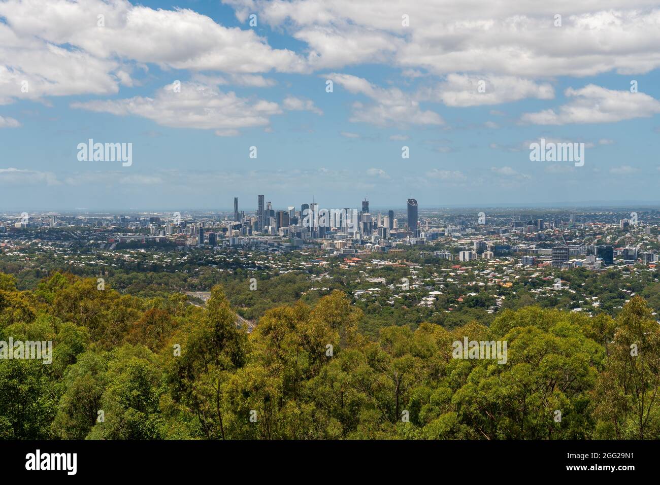 Cloudscape over Brisbane city in Australi Stock Photo - Alamy