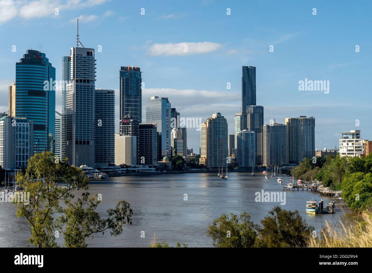 View of modern architecture of Brisbane city, Australia Stock Photo - Alamy