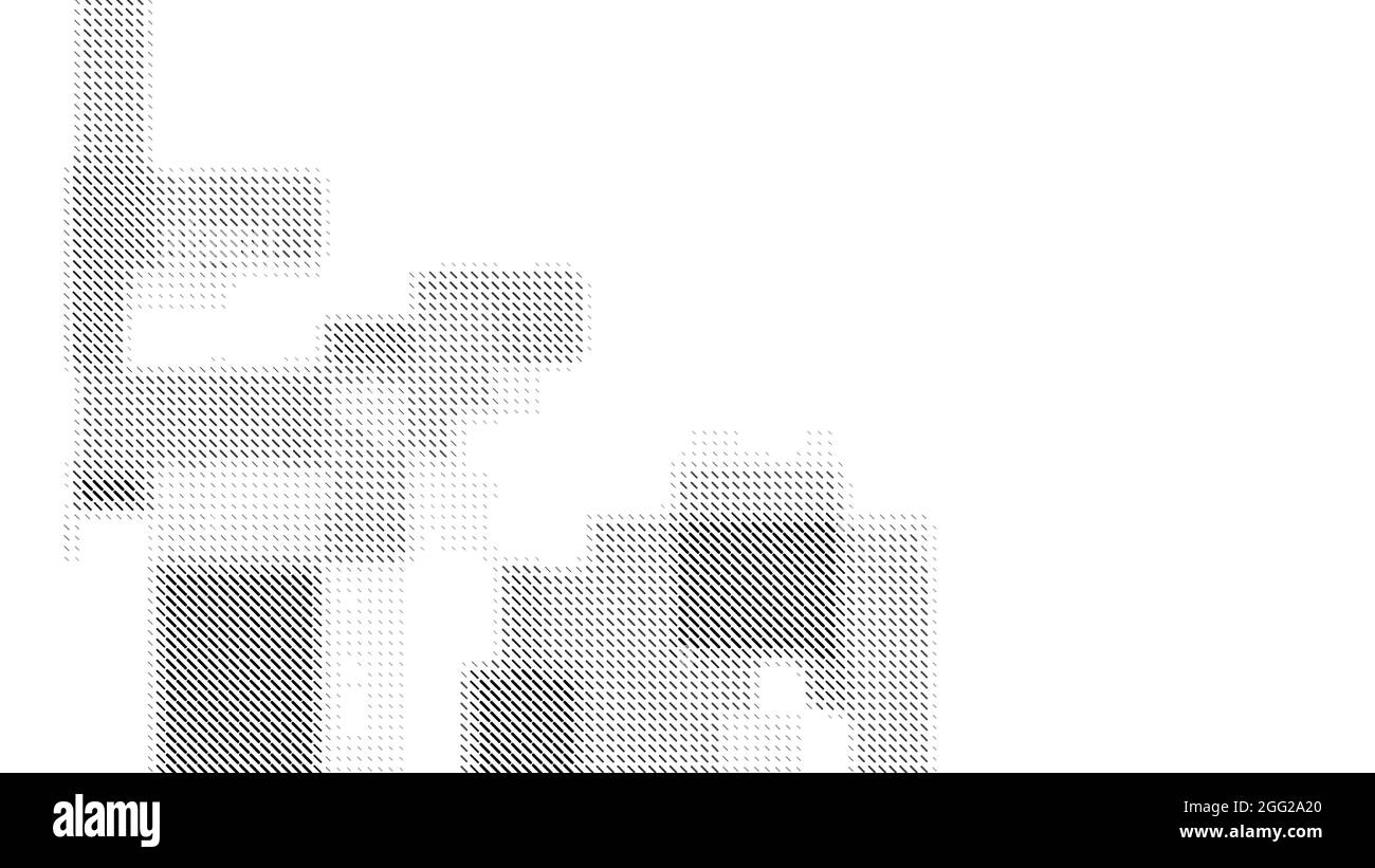 White background. Geometric lines. Abstract striped design. Grunge ...