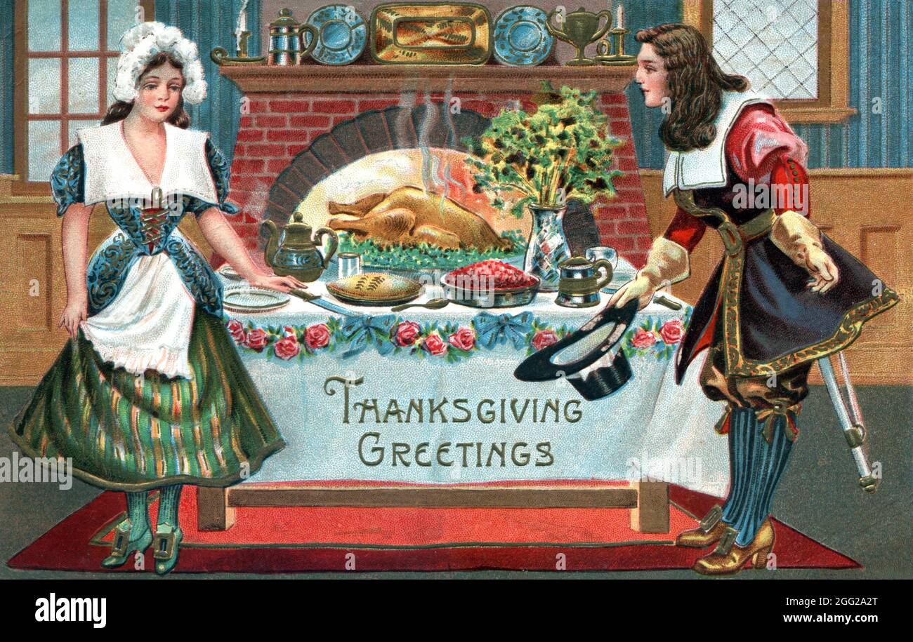 Retro Thanksgiving Pilgrims