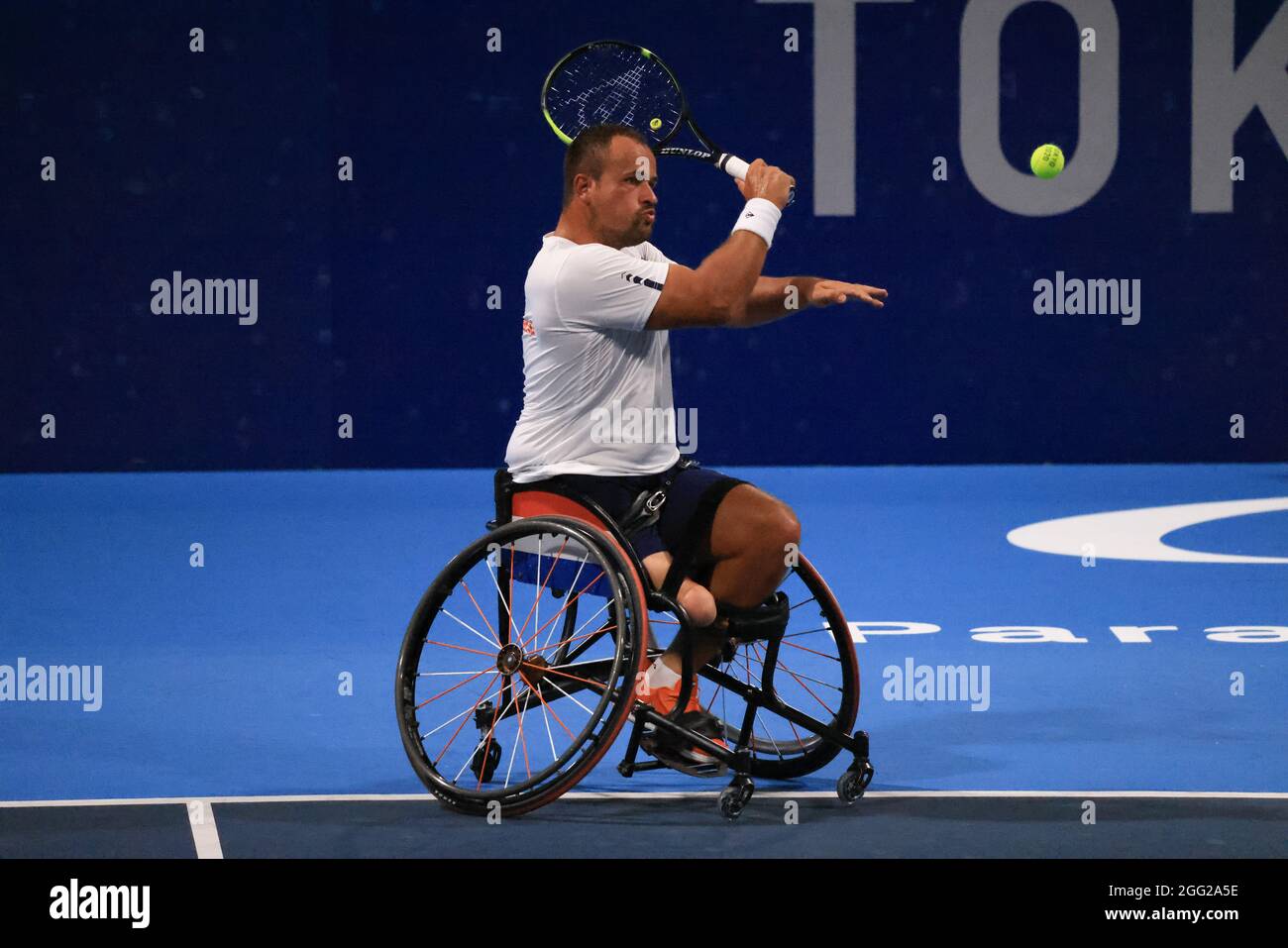 EGBERINK Tom of Netherlands competing in Men’s Singles Second Round at ...