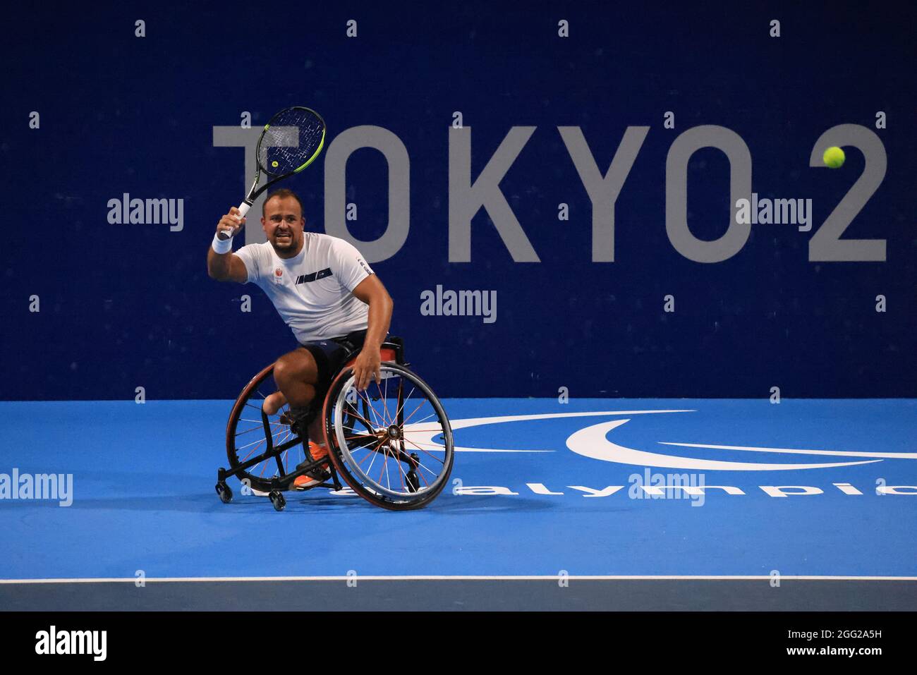 EGBERINK Tom of Netherlands competing in Men’s Singles Second Round at ...