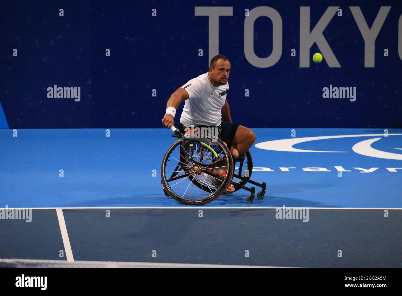 EGBERINK Tom of Netherlands competing in Men’s Singles Second Round at ...