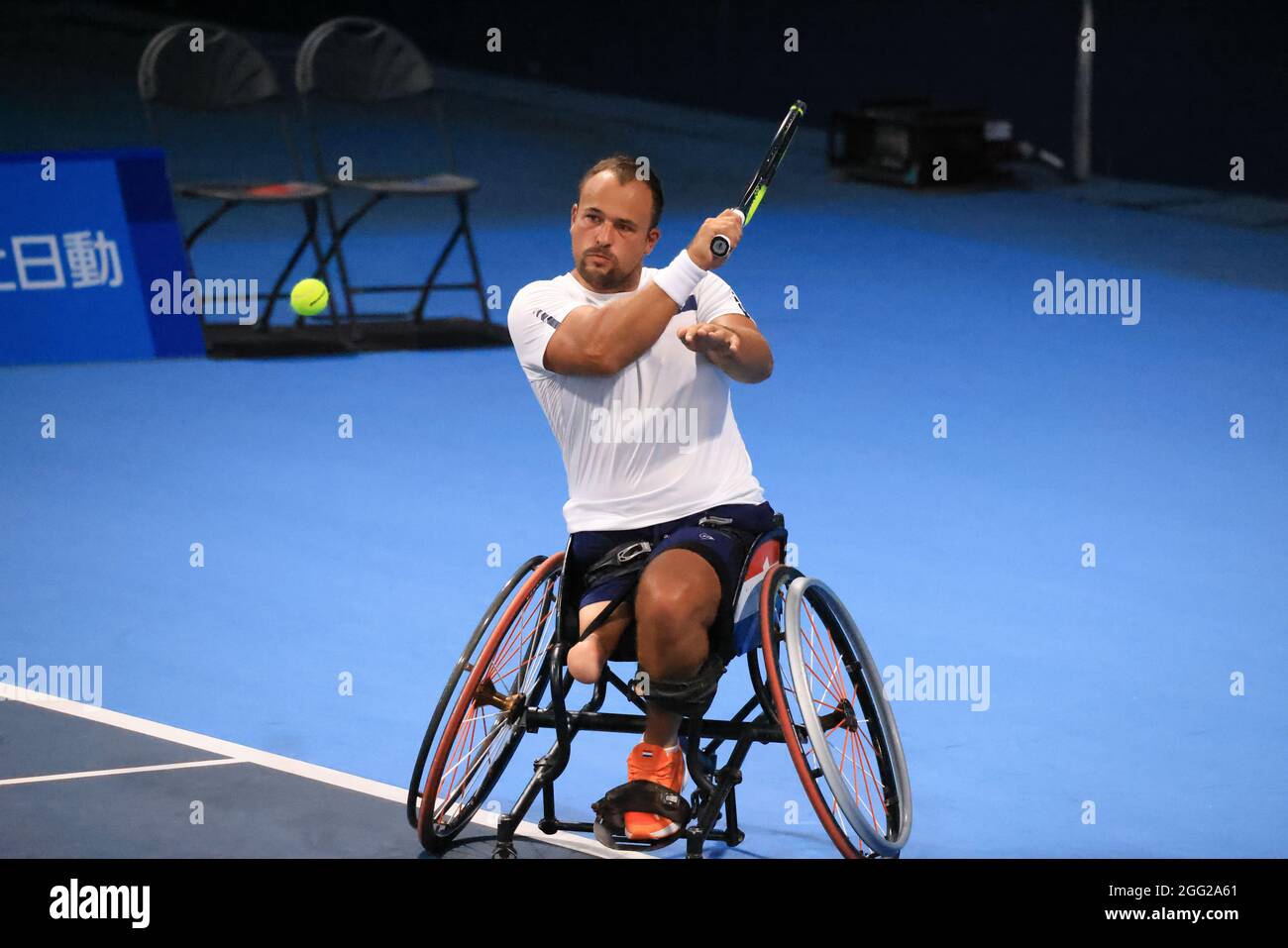EGBERINK Tom of Netherlands competing in Men’s Singles Second Round at ...