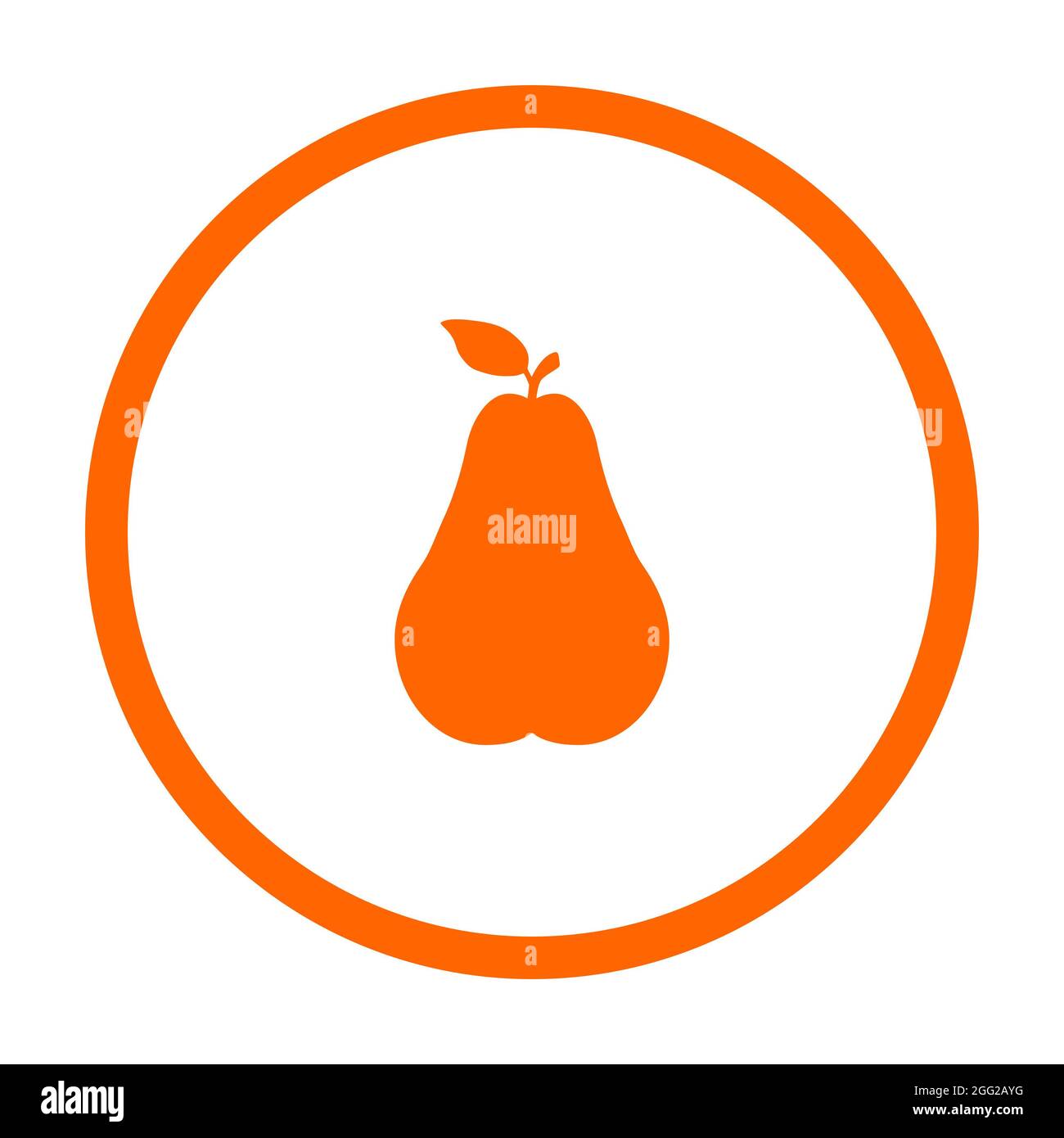 Pear and circle Stock Photo - Alamy