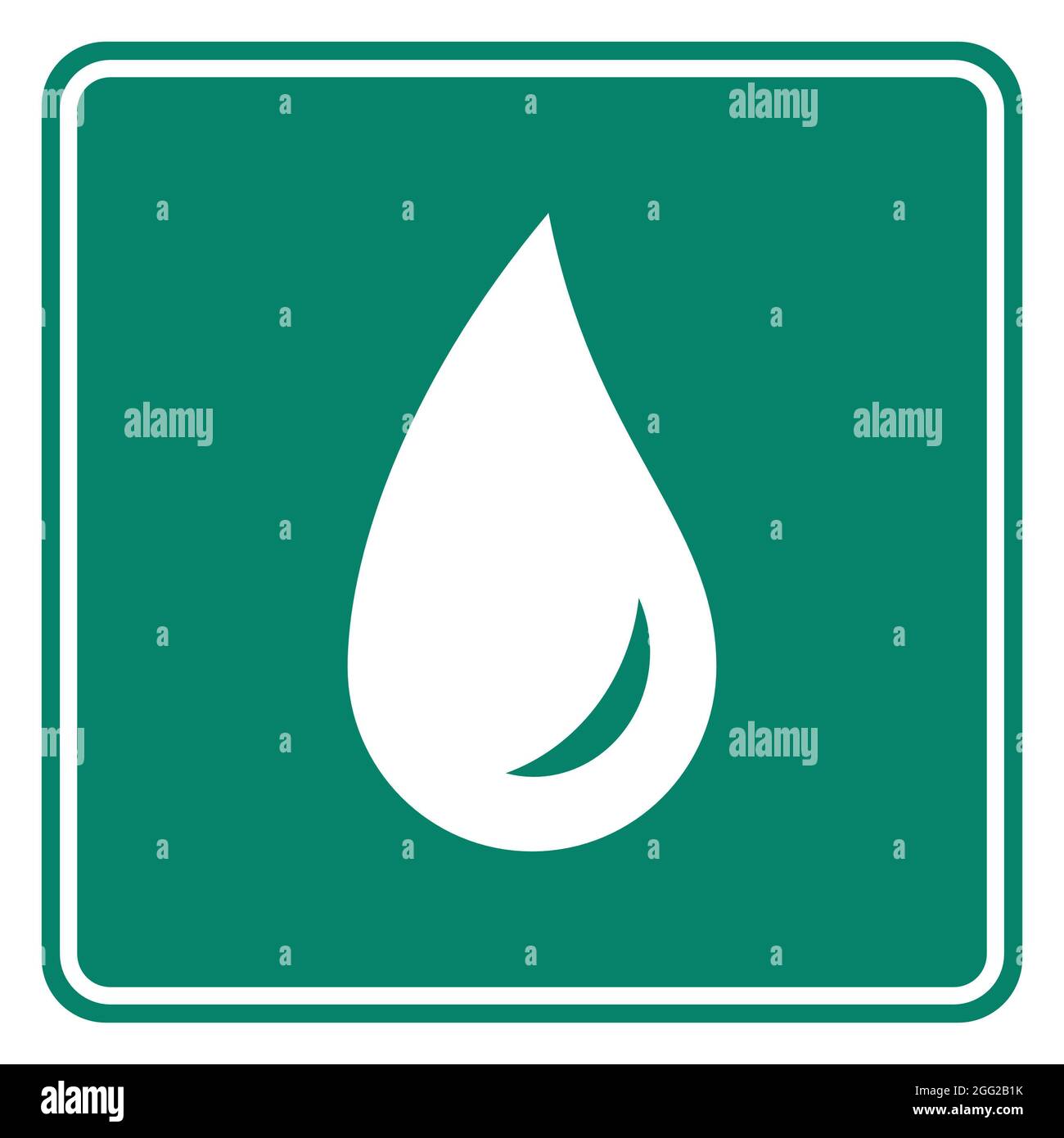 Water drop and road sign Stock Photo - Alamy
