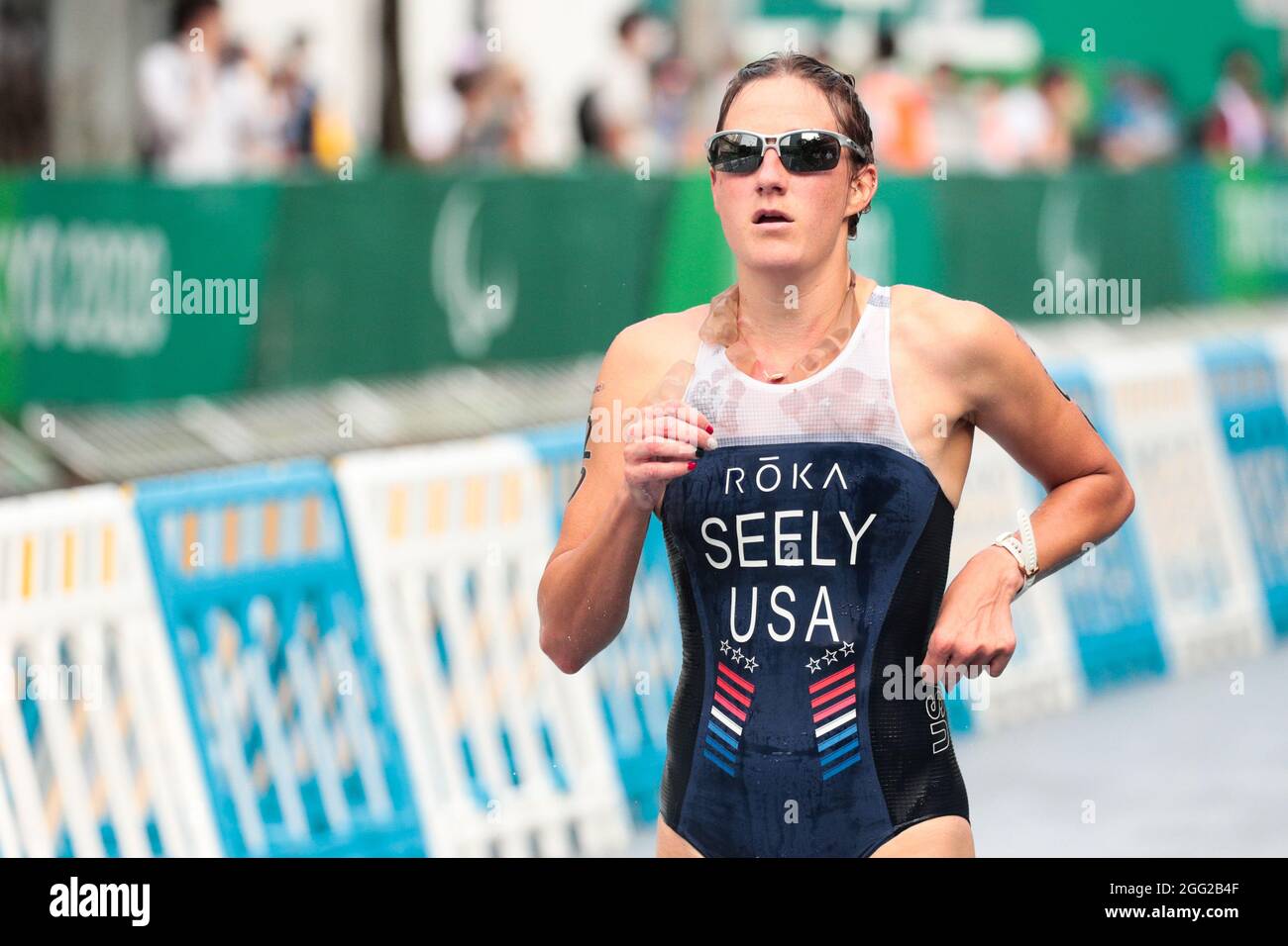 Tokyo, Japan. 28th Aug, 2021. Allysa Seely (USA) Triathlon : Women's ...