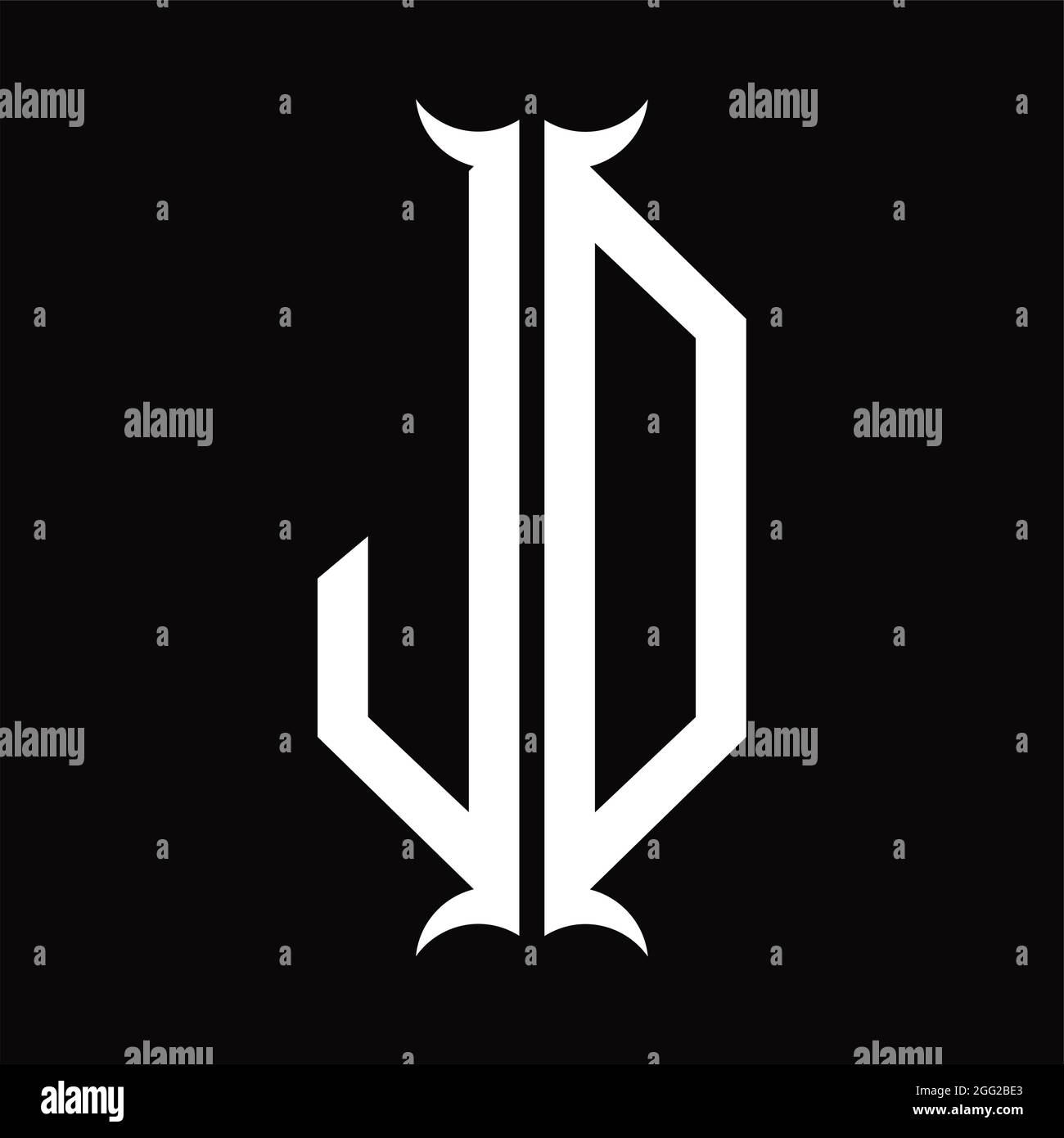 J d monogram hi-res stock photography and images - Alamy
