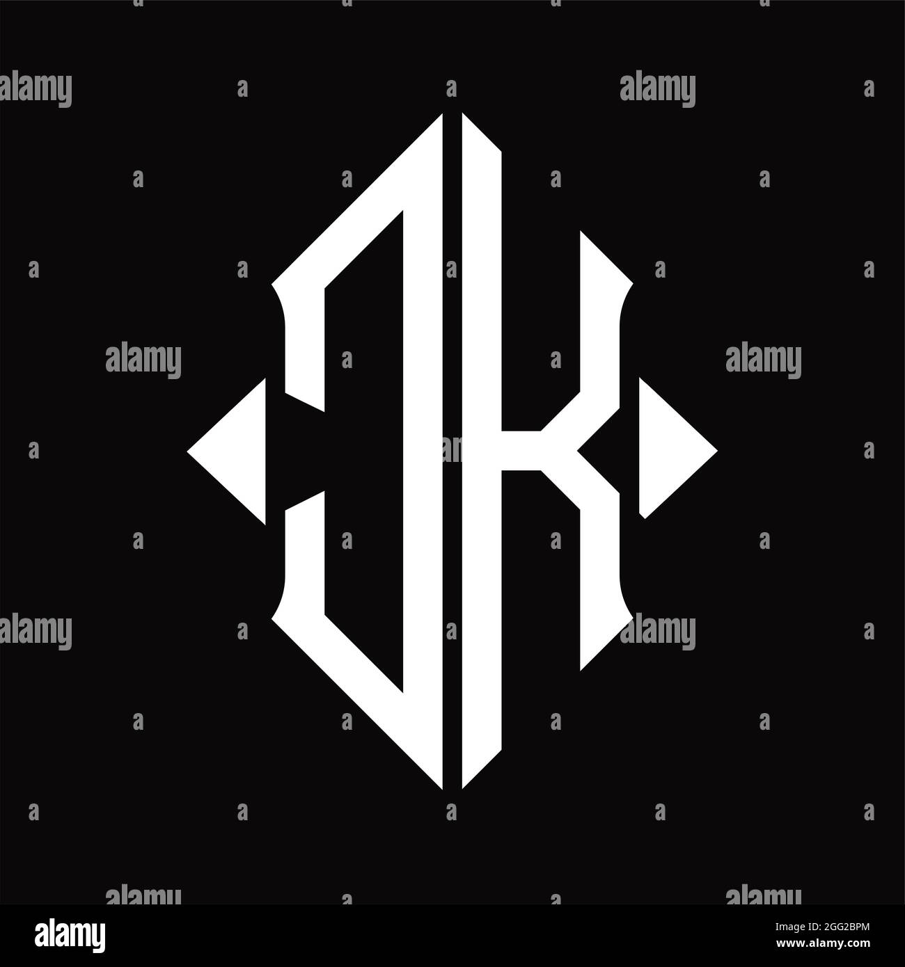 Monogram ck Stock Vector Images - Alamy