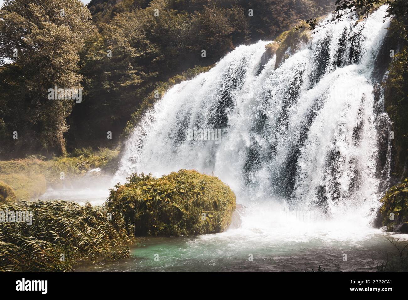 view of Marmore Falls Stock Photo - Alamy