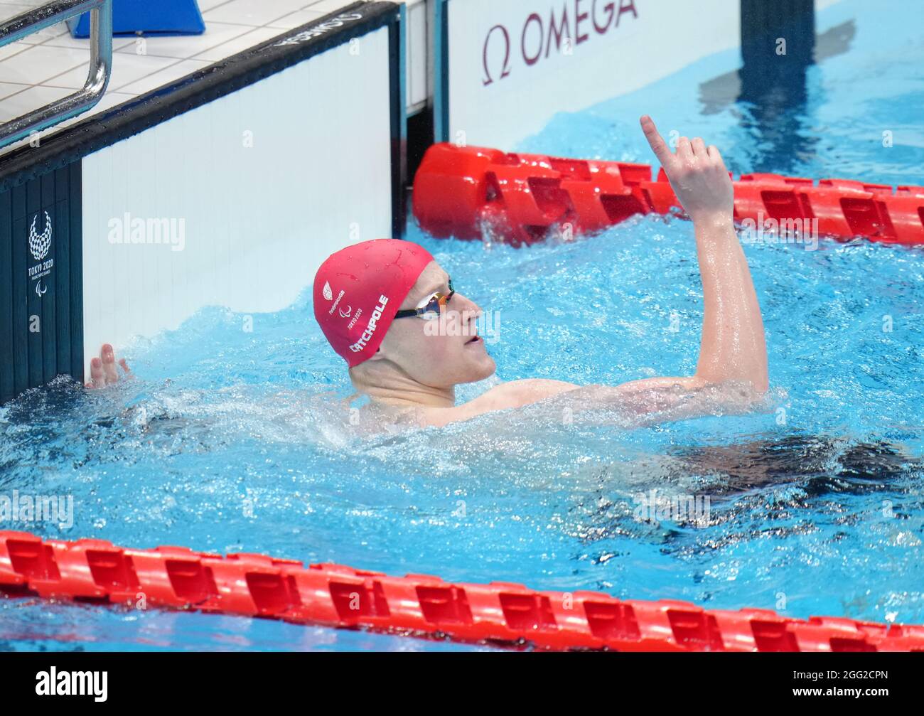 Great Britain's Jordan Catchpole celebrates as they win Gold during the ...