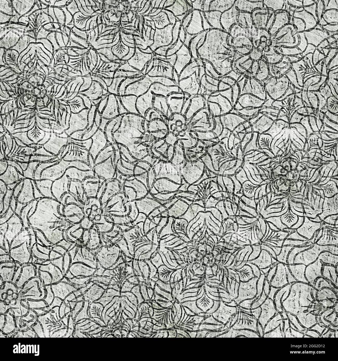 Seamless hand drawn pencil sketch pattern for surface print Stock Photo ...