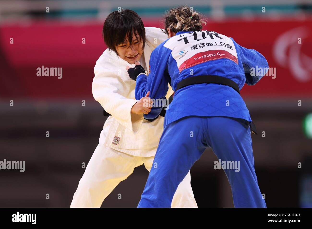 Tokyo, Japan. 28th Aug, 2021. (L to R) Junko Hirose (JPN), Zeynep Celik (TUR) Judo : Women's ...
