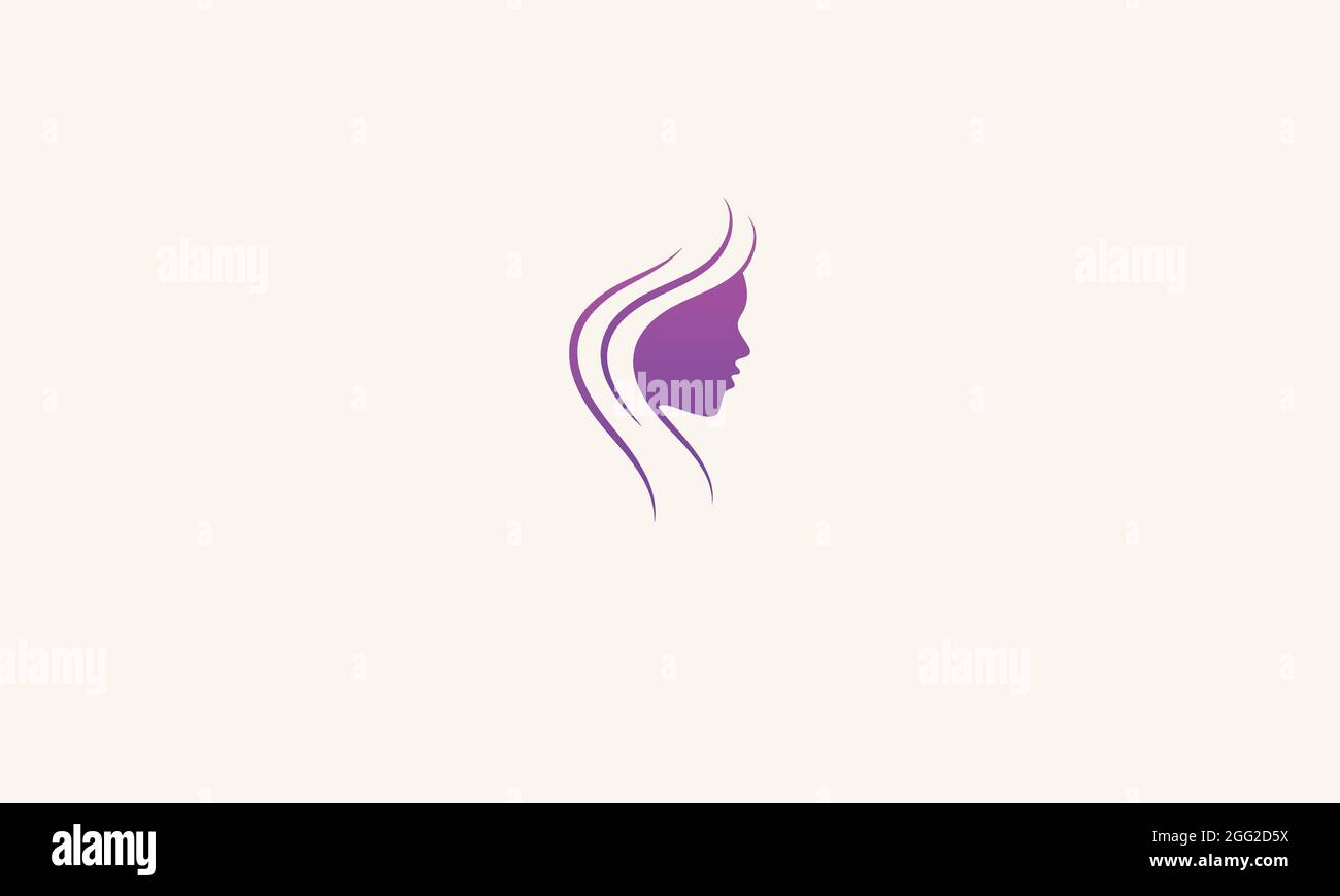 Saloon vector logo design Stock Vector Image & Art - Alamy