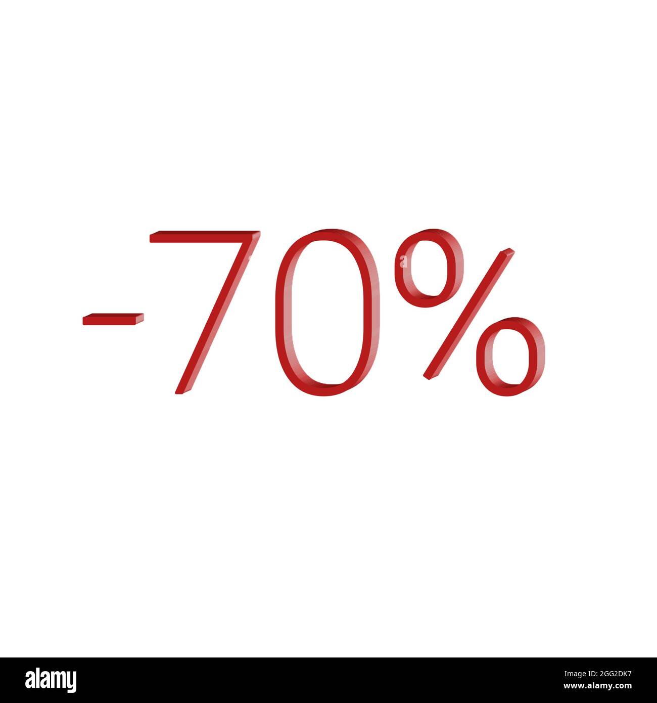 Sticker 70 percent off icon hi-res stock photography and images - Alamy