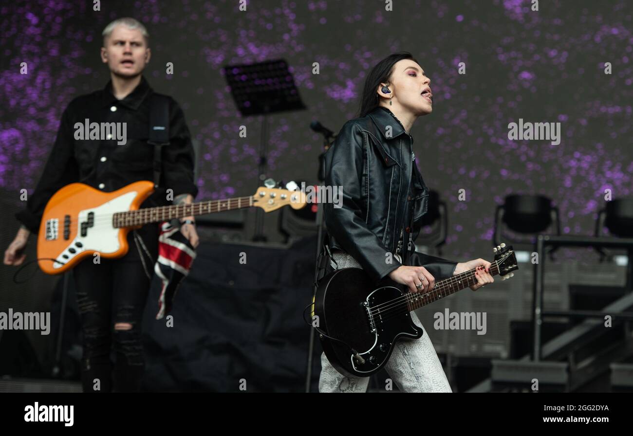 Leeds, United Kingdom, 27th Aug 2021. Pictured Han Mee of Hot Milk at ...