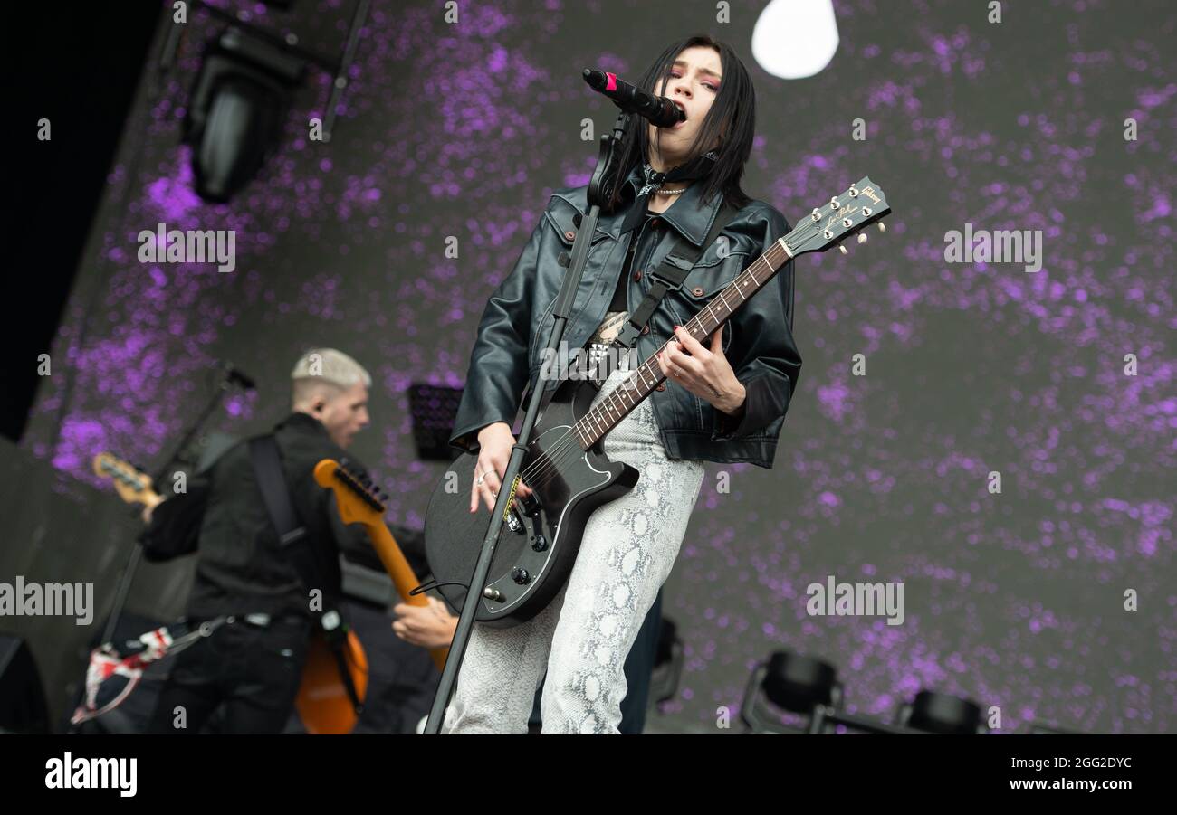 Leeds, United Kingdom, 27th Aug 2021. Pictured Han Mee of Hot Milk at ...