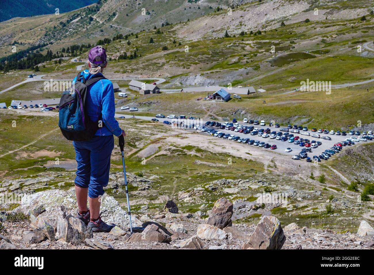 Col du Granon, France, French Alps, Alpine, pass, col Stock Photo - Alamy