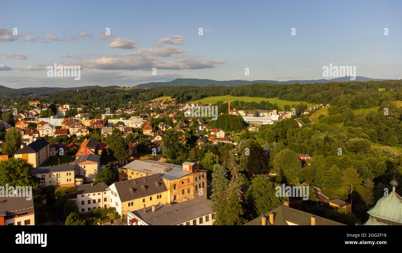 Jablonne v Podjestedi Basilica Stock Photo - Alamy