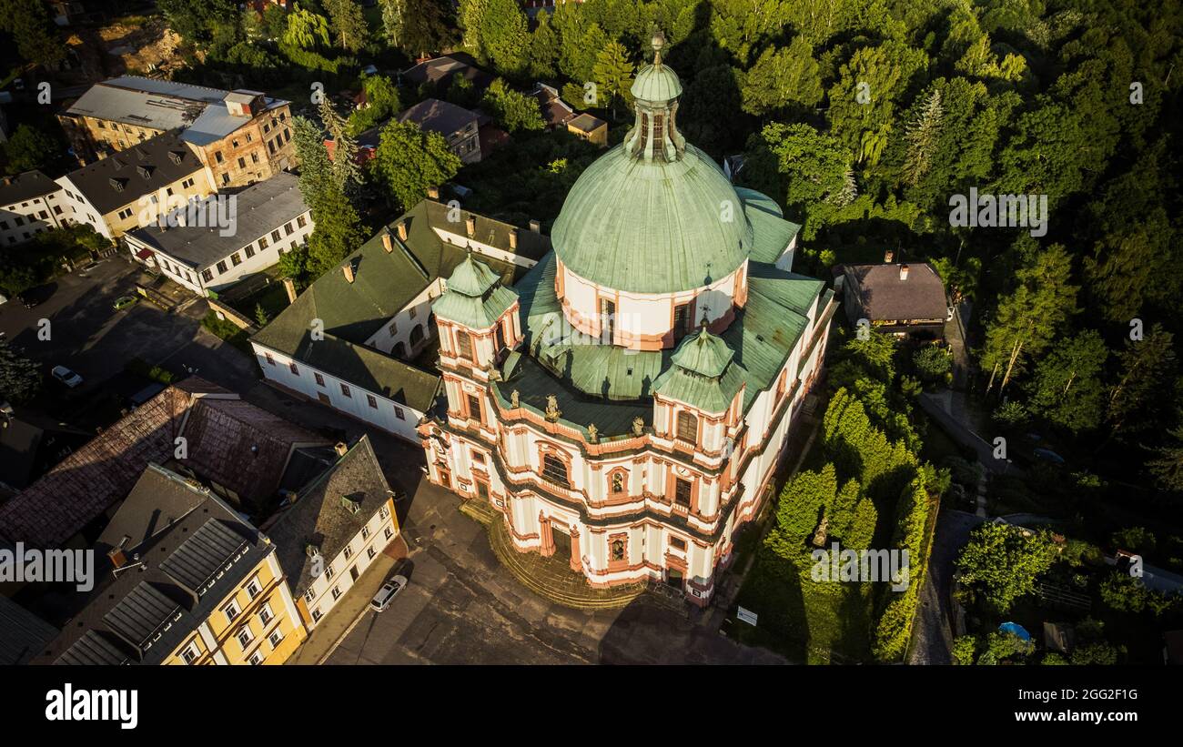 Jablonne v Podjestedi Basilica Stock Photo - Alamy
