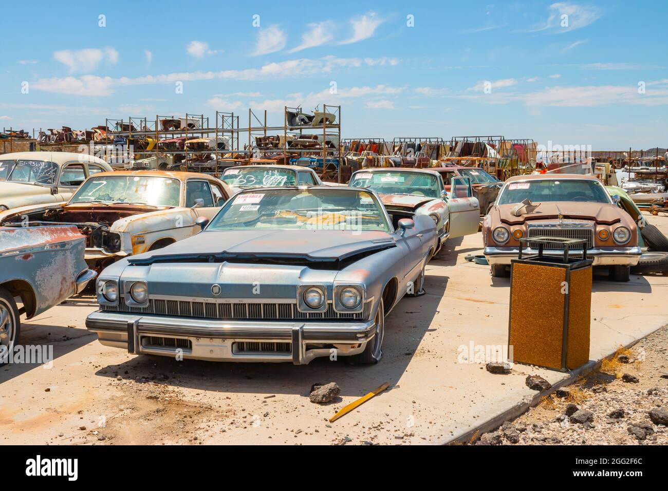 classic 1970s vintage American 1974 buick le sabre car in Arizona ...