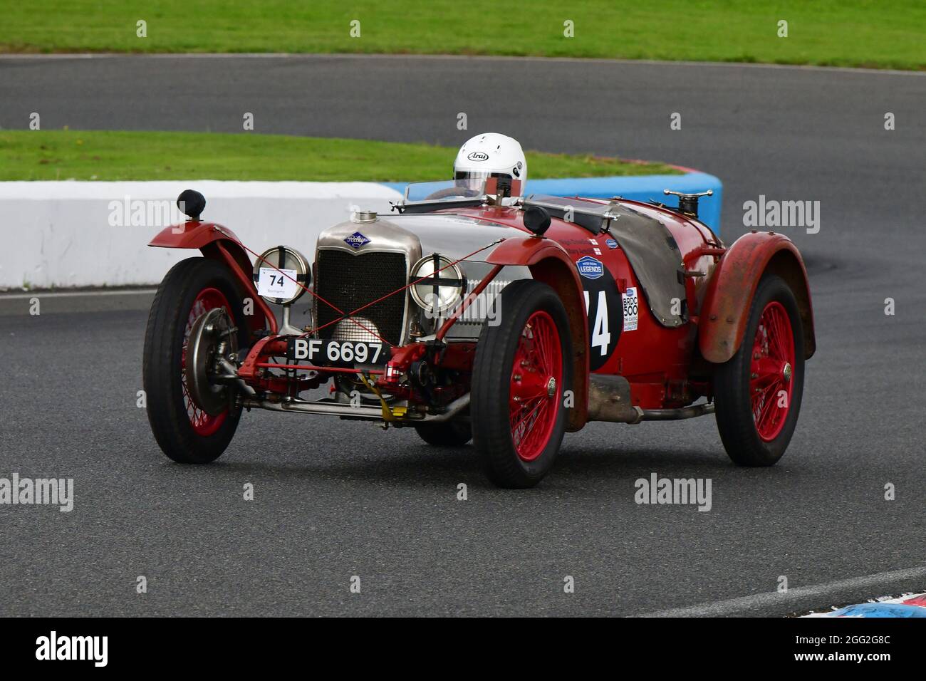 Nigel Dowding, Riley Brooklands, Mallory Mug Trophy Race, Owner ...